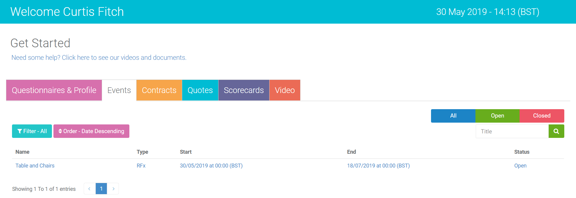 How do I view the event console? – Curtis Fitch Helpdesk